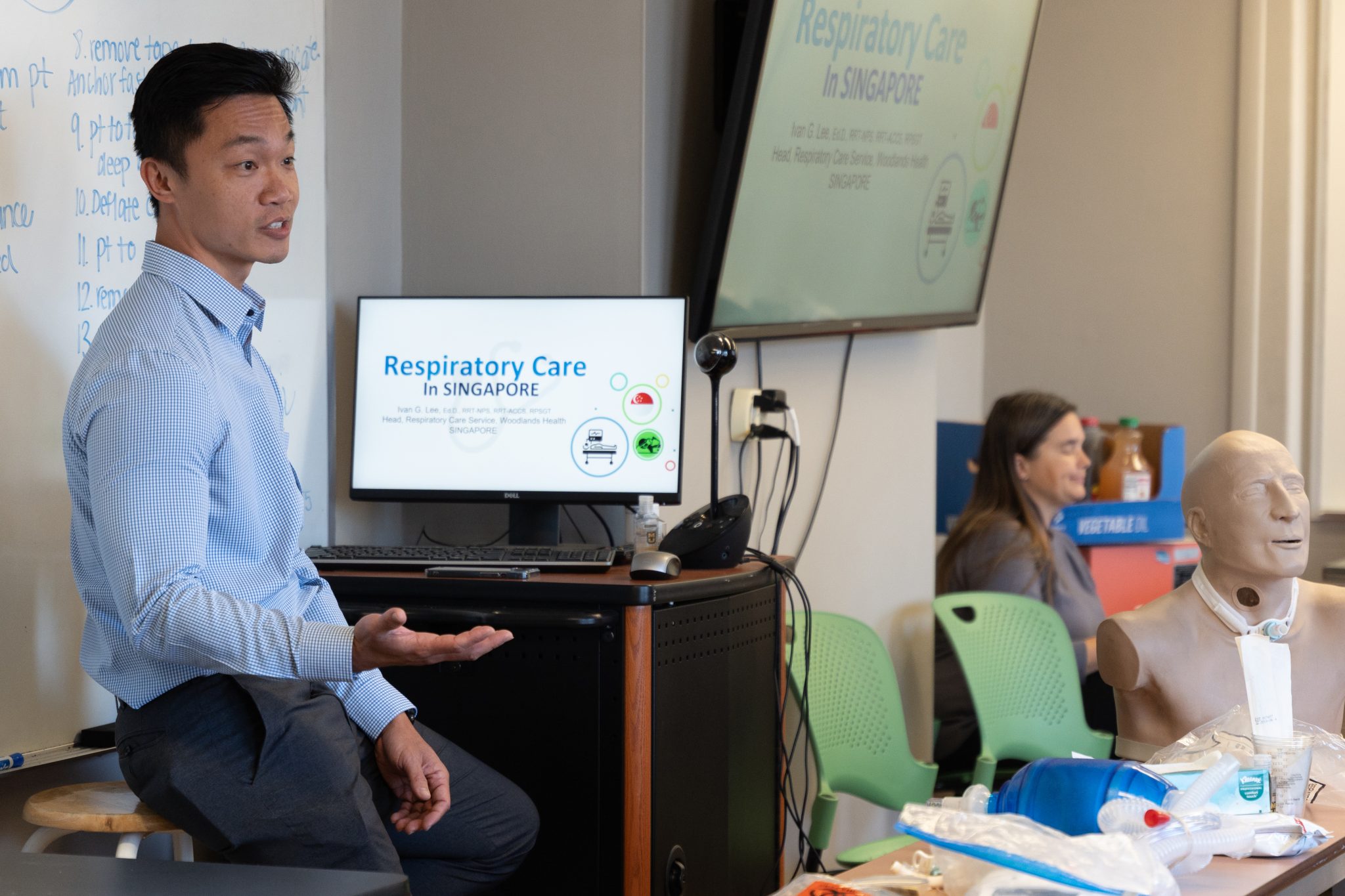 Respiratory Therapy alum returns to Mizzou and encourages students