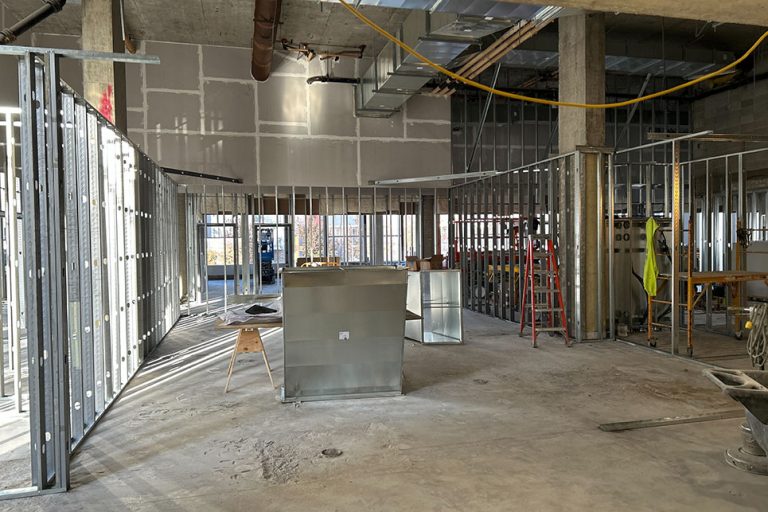 Work continues on $5 million Clark Hall renovation project // College ...