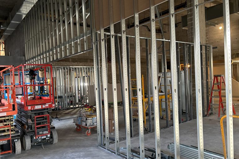 Work continues on $5 million Clark Hall renovation project // College ...